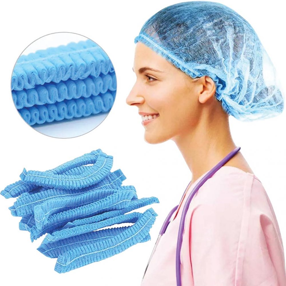 Task Medical Non Woven Mob Cap / Available in Blue & White | Constar ...