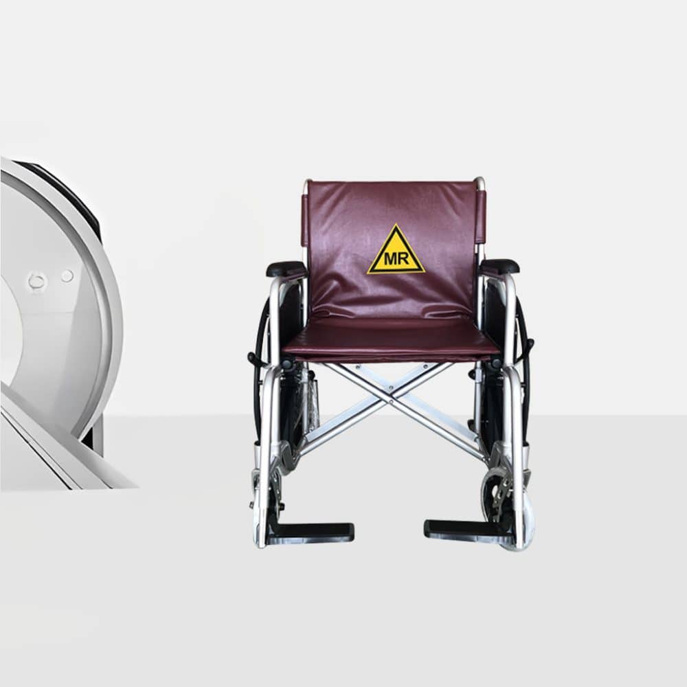 Task Medical MRI/MR Safe Wheelchair with IV Pole | Constar - Medical ...